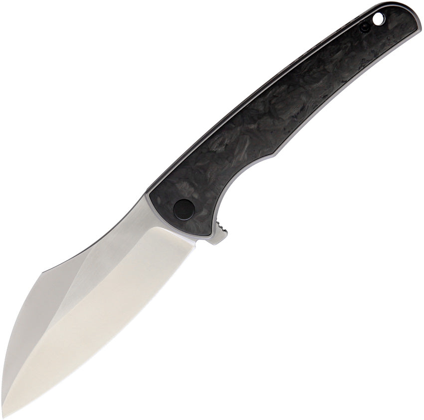 VDK Knives Vice Framelock Black CF – King of Knives