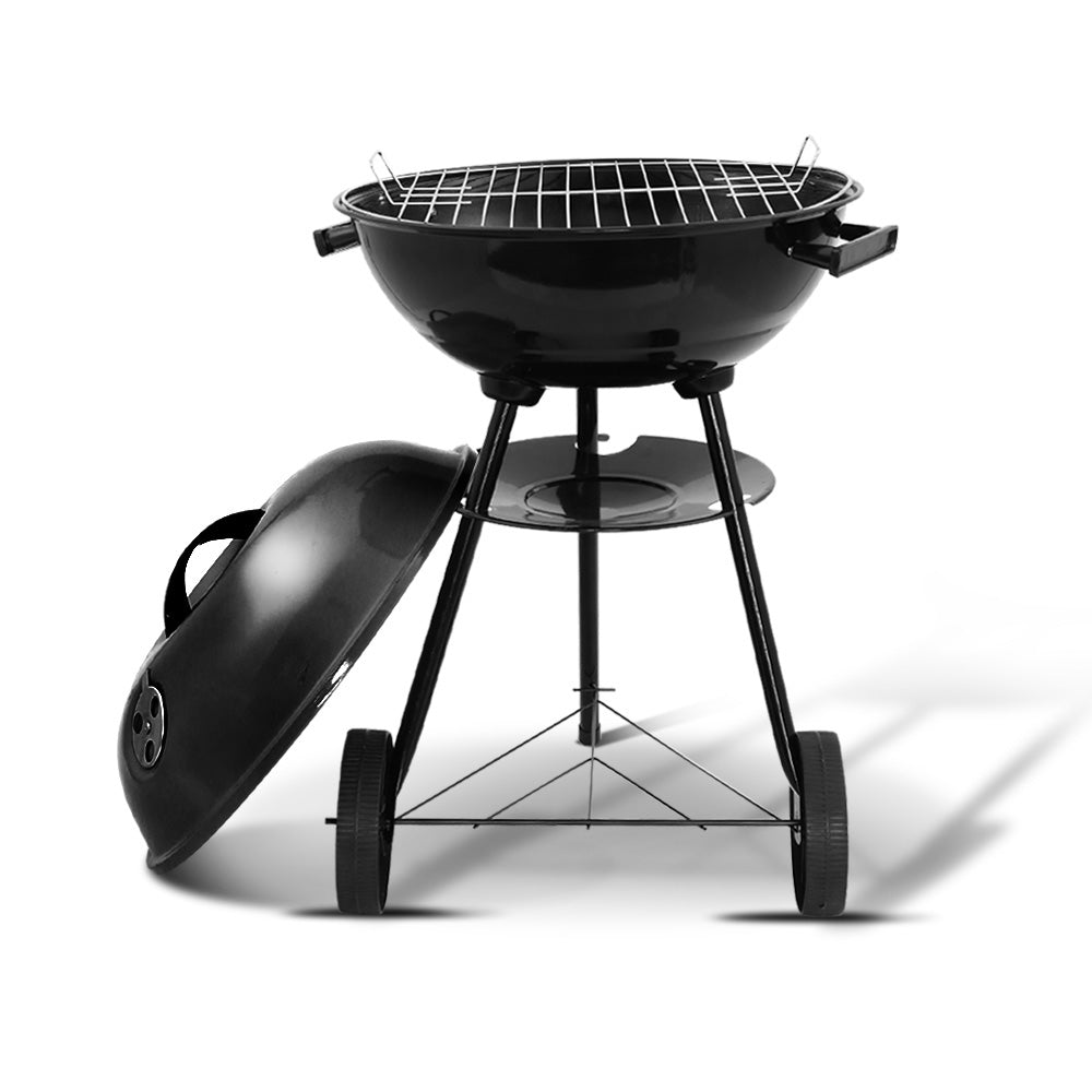 Grillz Charcoal BBQ Smoker Drill Outdoor Camping Patio Barbeque Steel ...
