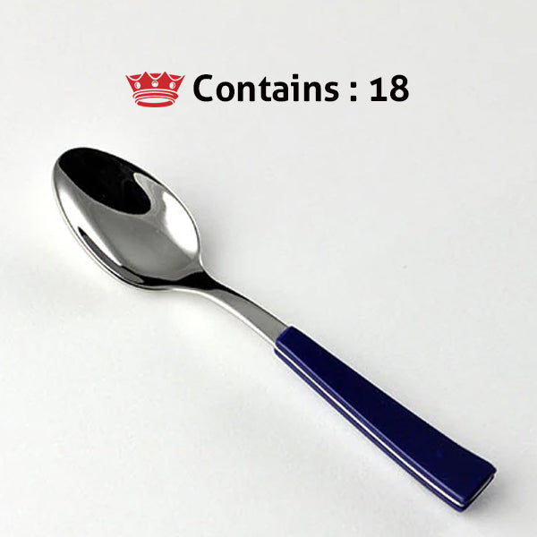 Svanera COFFEE SPOON BLUE ELENA Number in box : 18 – King of Knives