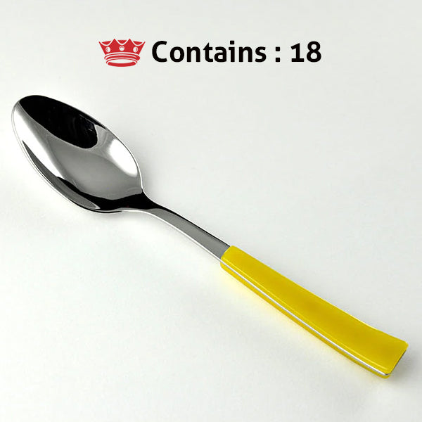 Svanera TABLE SPOON YELLOW VISUAL Number in box : 18 – King of Knives